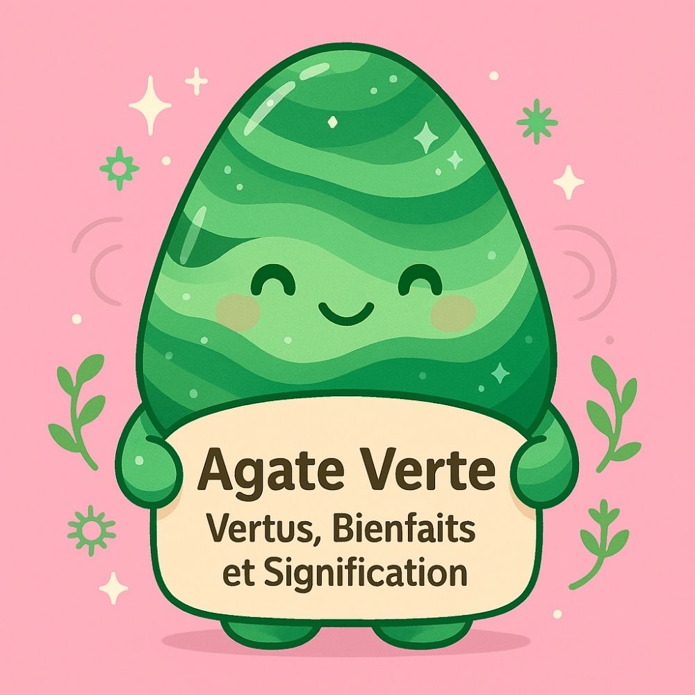 Agate Verte - Vertus, Bienfaits et Signification – Lithothérapie Stéphanie